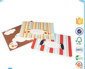 China Cheap printing custom 2 folding greeting card new year supplier
