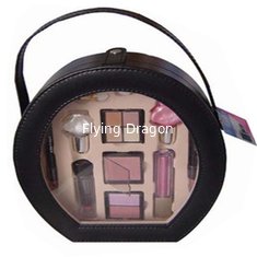 China good quality luxury PU leather cosmetic box supplier