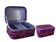 China Hot grade Luxury honorable flocking plastic gift box set with window supplier