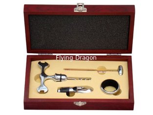 China Luxury glorious leather wooden gift box for tools set supplier