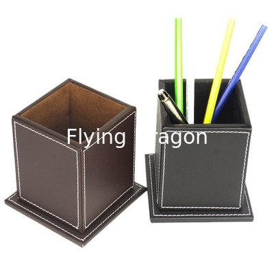 hot selling Modern office PU leather pen holder supplier