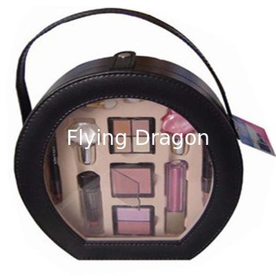 good quality luxury PU leather cosmetic box supplier