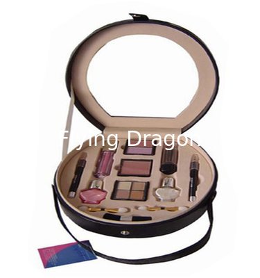 good quality luxury PU leather cosmetic box supplier