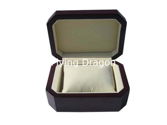 Luxury new leather wood watch box hot for cheap watch supplier