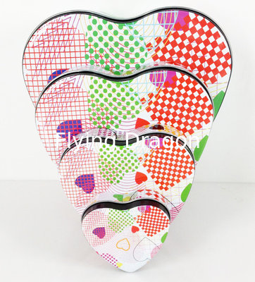 Metal Heart Tin Boxes supplier